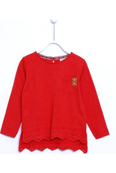 Silversun Kız Çocuk Örme Bisiklet Yakalı Bluz BK 210433