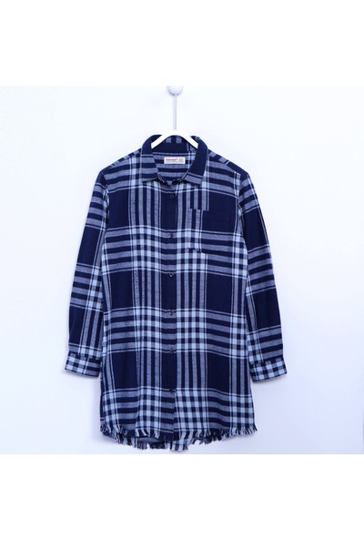 Silversun Kız Çocuk Dokuma Cepli Gömlek GC 310252
