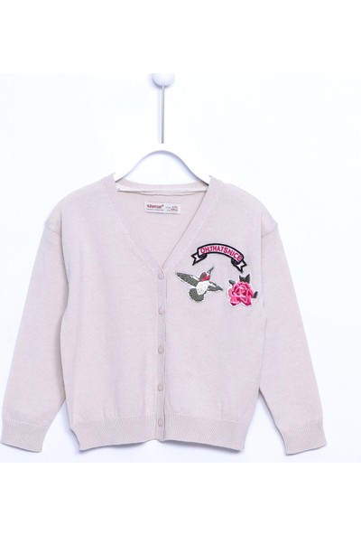 Silversun Kız Çocuk Örme Ribanalı Hırka T 210184