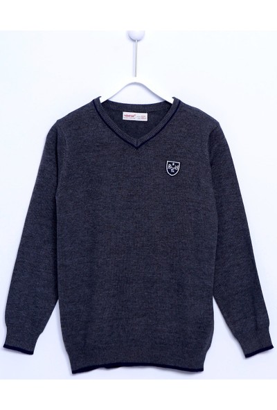 Silversun Erkek Çocuk Örme Arma Detaylı Kazak T 310475