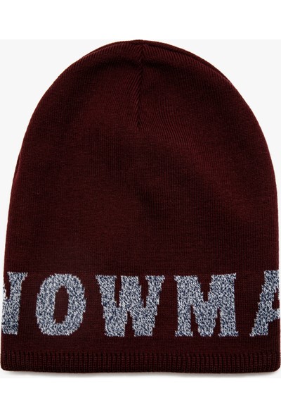 Koton Erkek Yazılı Baskılı Bere