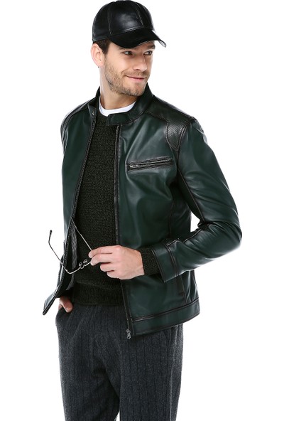 Dericlub E-178 Deri Erkek Mont