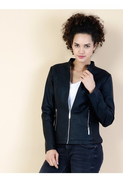 Colin's Siyah Kadın Mont Pu