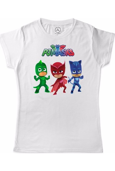 Art T-Shirt Pijamaskeliler Üçlü Ekip Çocuk T-Shirt