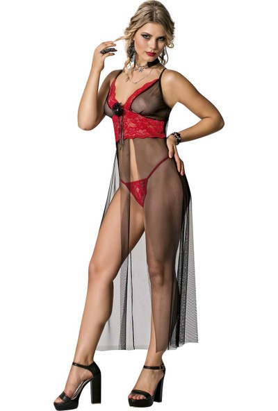 Lily Bianca Tül Uzun Gecelik 1576