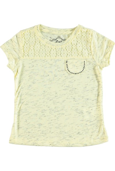 Civil Kız Çocuk Tişört 2-5 Yaş Sarı