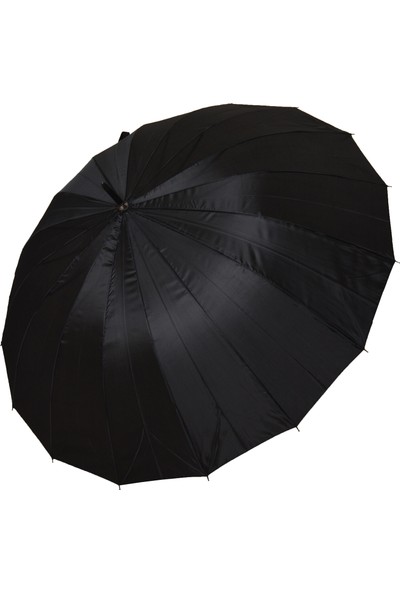 City Vision Baston Şemsiye Siyah Rüzgara Dayanıklı City Vision Baston Şemsiye Siyah Rüzgara Dayanıklı