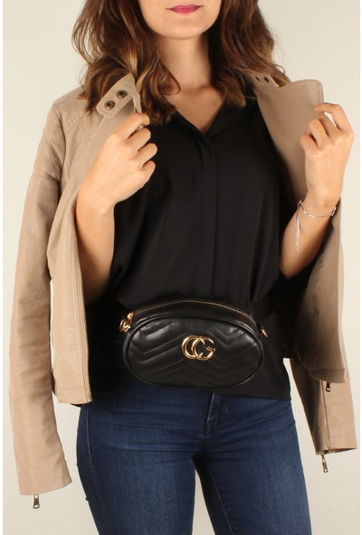 Luwwe Siyah Kadın Bel Çantası Lwe20209-S