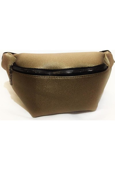Dr Stone Kadın Bronz Deri Bel Çantası XYBDR127 Dr Stone Kadın Bronz Deri Bel Çantası XYBDR127