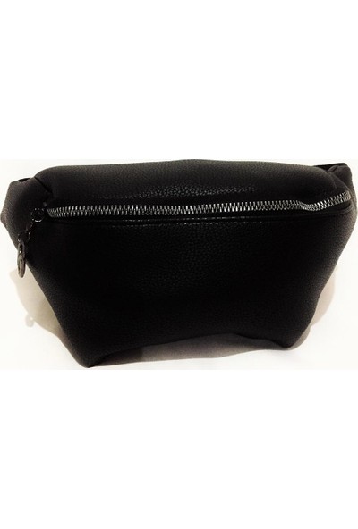 Dr Stone Kadın Siyah Deri Bel Çantası XYBDR29