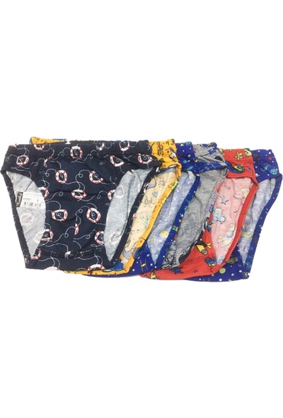 Tutku Erkek Çocuk Desenli Külot 6 lı Paket