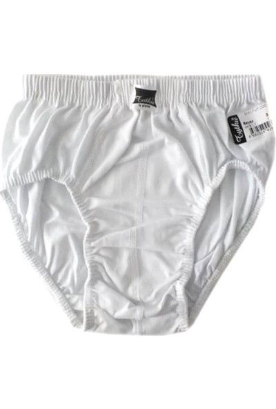 Tutku Erkek Çocuk Külot Beyaz 12 Li Paket