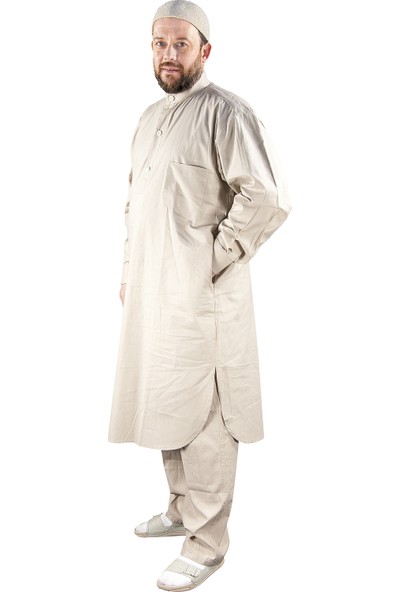 İhvan Umre ve Hac Kıyafeti Afgan Takımı Krem İhvan Umre ve Hac Kıyafeti Afgan Takımı Krem