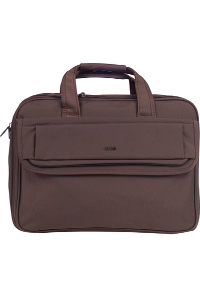Ççs 71368 Kumaş Evrak Çantası Kahve