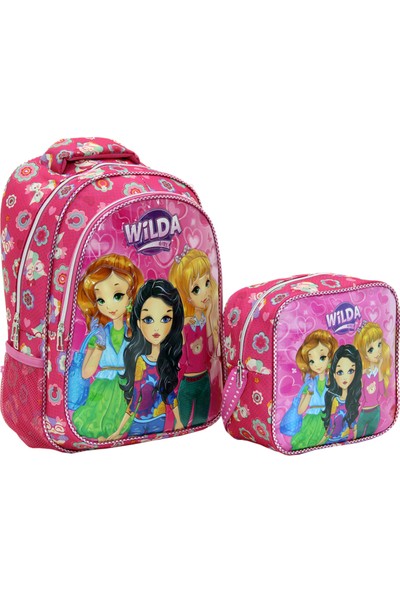 Burak Grup Çanta Wilda Beslenmeli İlkokul Çantası Kabartmalı Baskı Burak Grup Çanta Wilda Beslenmeli İlkokul Çantası Kabartmalı Baskı