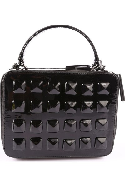 Viva 25211 Kadın Çanta Siyah Rugan