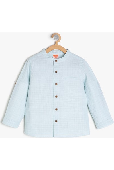 Koton Erkek Bebek Hakım Yaka Gömlek