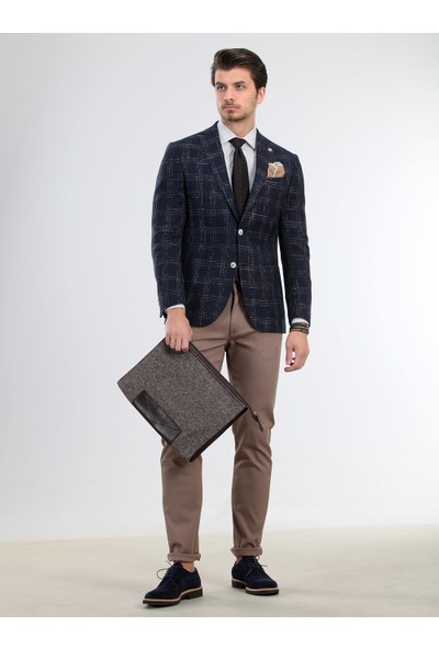 KİP Kareli Dokuma Ceket KİP Kareli Dokuma Ceket