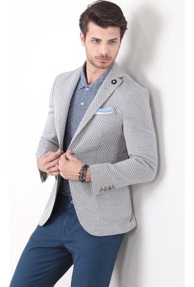 Ramsey Desenli Dokuma Ceket