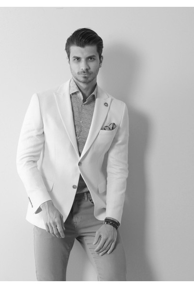 Ramsey Desenli Dokuma Ceket