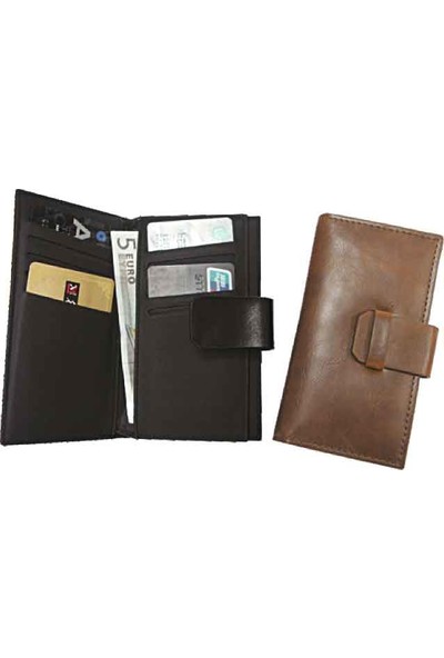 Sarff Kredi Kartlık Cüzdan Tip Kahverengi Renk