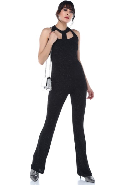 Sense 31341 Önü Pencereli Simli Tulum