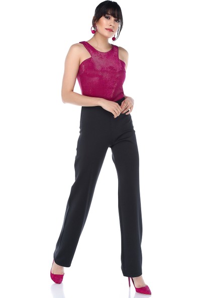 Sense 31342 Parlak Kumaş Tulum Sense 31342 Parlak Kumaş Tulum