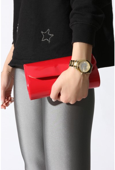 Rovigo Plus Kırmızı Rugan Kadın Çanta