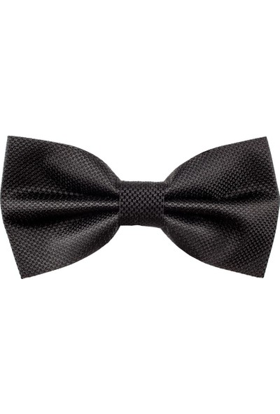 Tudors Siyah Düz Erkek Papyon