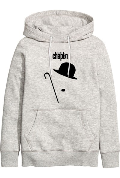 Art T-Shirt Charlie Chaplin Unisex Kapüşonlu Sweathirt Art T-Shirt Charlie Chaplin Unisex Kapüşonlu Sweathirt