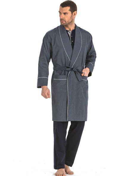Pierre Cardin 5Li Penye Robdöşambr Damatlık Pijama Set 5560 Bordo Pierre Cardin 5Li Penye Robdöşambr Damatlık Pijama Set 5560 Bordo