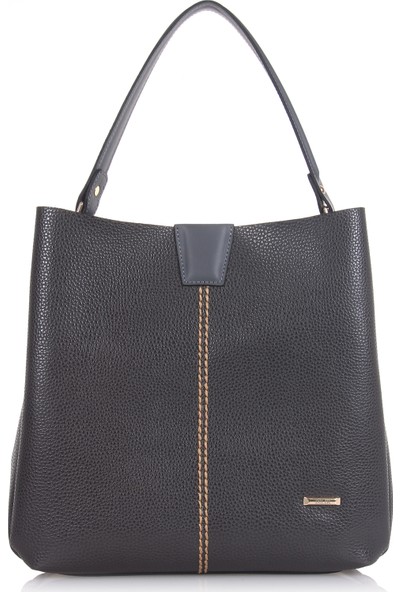 Bilik Deri Fashion Kadın Çantası Gri Dlr100