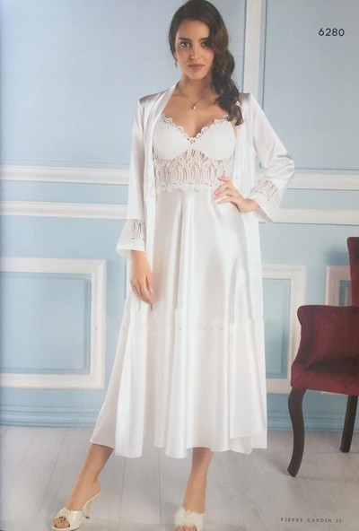 Pierre Cardin 6'lı Gecelik Sabahlık Çeyiz Seti 6280 Pierre Cardin 6'lı Gecelik Sabahlık Çeyiz Seti 6280