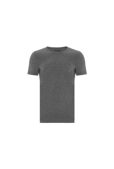 Cipo&Baxx CU105 Bisiklet Yaka Basic Dar Erkek Gri Tişört Atlet Cipo&Baxx CU105 Bisiklet Yaka Basic Dar Erkek Gri Tişört Atlet