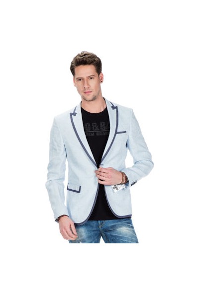 Cipo&Baxx CJ222 Açık Mavi Yazlık İnce Erkek Spor Blazer Keten Ceket Cipo&Baxx CJ222 Açık Mavi Yazlık İnce Erkek Spor Blazer Keten Ceket