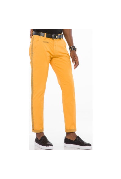 Cipo&Baxx CD511 Desenli Sarı Casual Erkek Pantolon Cipo&Baxx CD511 Desenli Sarı Casual Erkek Pantolon