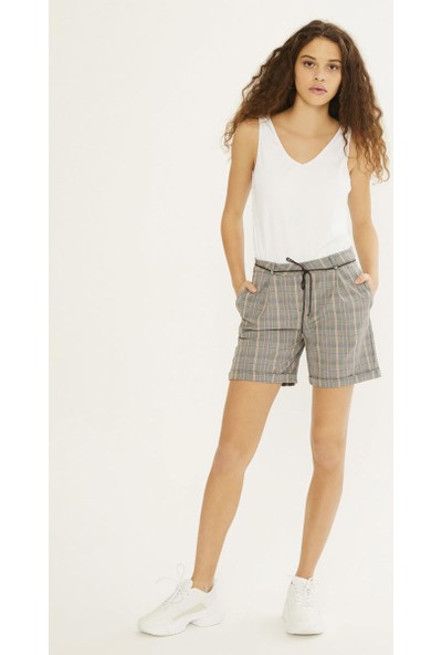 Xint Kadın Normal Bel Belden Bağlamalı Şort