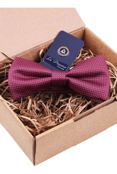 La Pescara Kırmızı Nokta Desen Papyon P620 La Pescara Kırmızı Nokta Desen Papyon P620