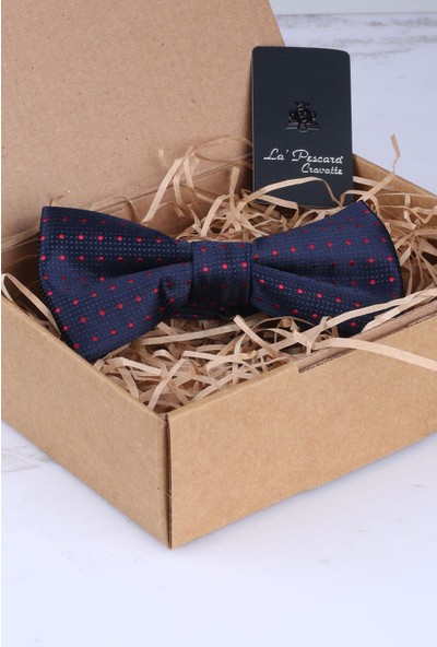 La Pescara Lacivert Puantiye Desen Papyon P656 La Pescara Lacivert Puantiye Desen Papyon P656