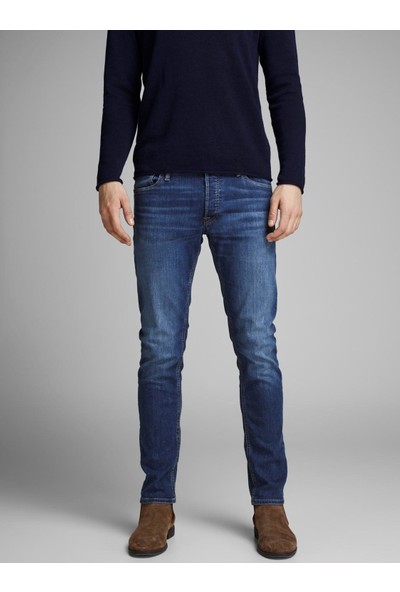 Jack & Jones Erkek BLUE DENIM Jeans