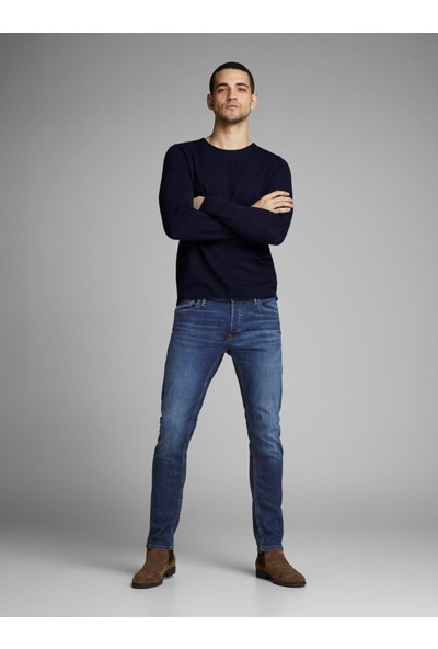 Jack & Jones Erkek BLUE DENIM Jeans