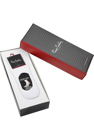 Pierre Cardin Erkek Babet Çorap 6Lı Set Beyaz 400