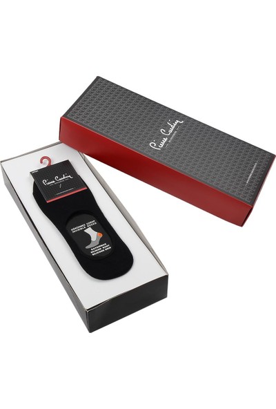 Pierre Cardin Erkek Babet Çorap 6Lı Set Siyah 400