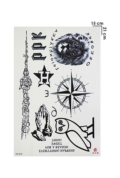 Takıştır 8056103 Geçici Dövme Tattoo