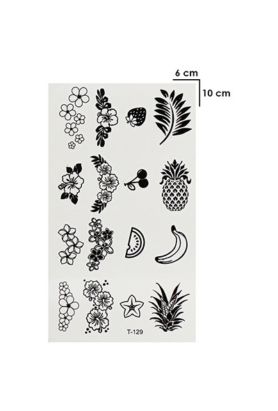 Takıştır 8063037 Geçici Mini Dövme Tattoo Takıştır 8063037 Geçici Mini Dövme Tattoo