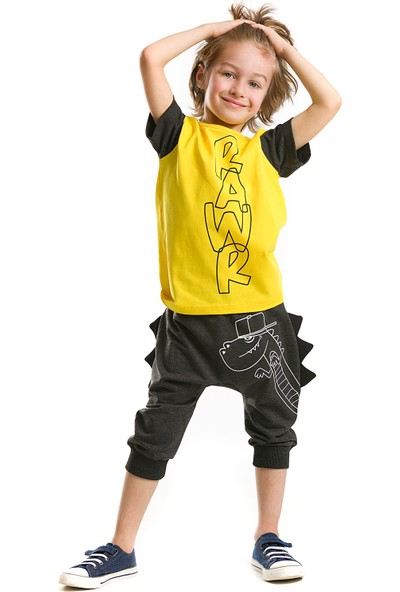 Denokids Tırtırlı Rawr Baggy Takım