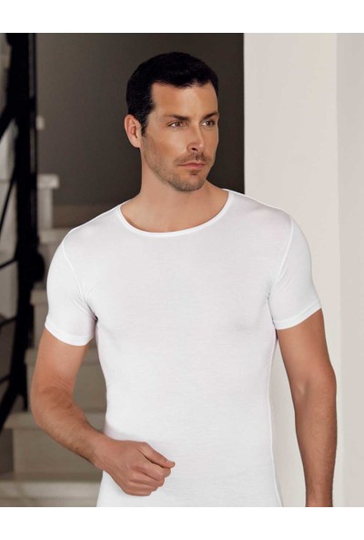 Şahinler 6 Lı Paket Şahinler Modal Kısakol Atlet Beyaz ME118 Şahinler 6 Lı Paket Şahinler Modal Kısakol Atlet Beyaz ME118