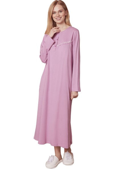 Şık Mecit 5049 Uzun Kollu Büyük Beden Gecelik Şık Mecit 5049 Uzun Kollu Büyük Beden Gecelik