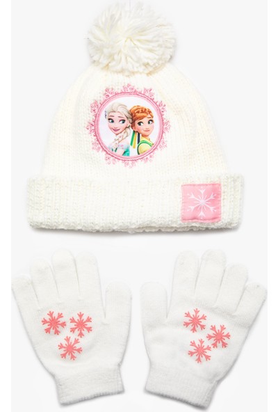 Koton Frozen Baskılı Bere Set