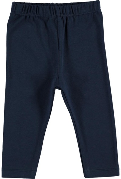 Kujju Kız Bebek Tayt 6-18 Ay Lacivert